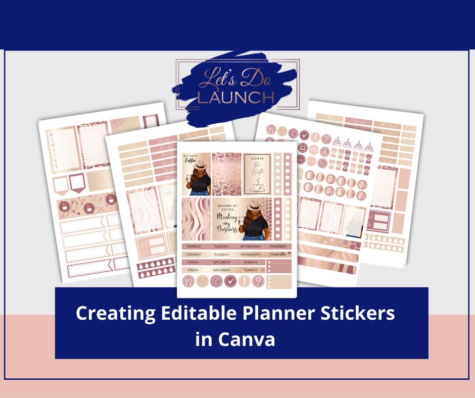 Creating Printable Stickers in Canva – Mocha Planner
